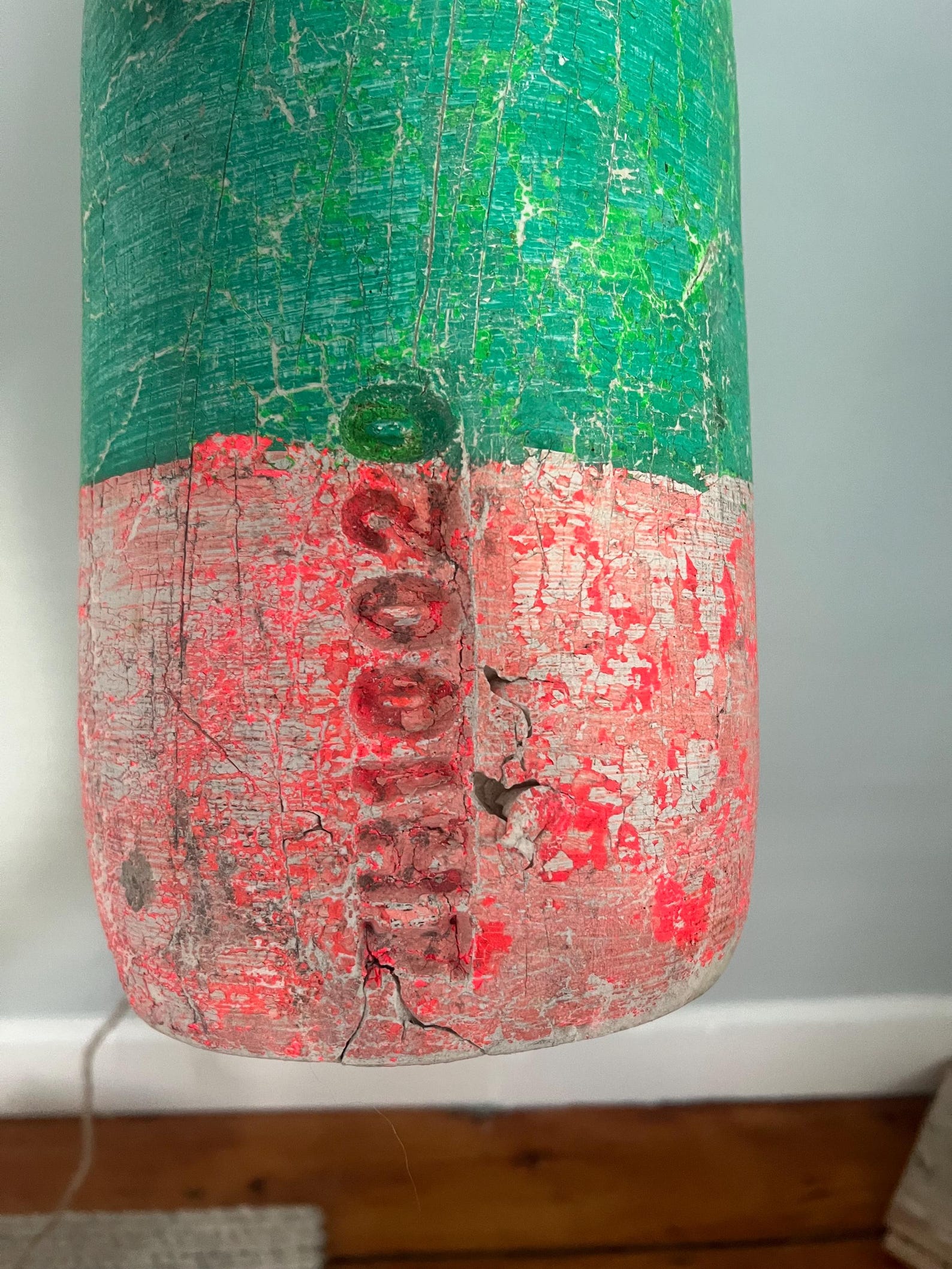 Lobster Buoy Hanging Light (stand Not Included) - Etsy
