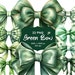 Watercolor Green Bow Clipart - 22 Transparent PNG, Digital Downloads ...