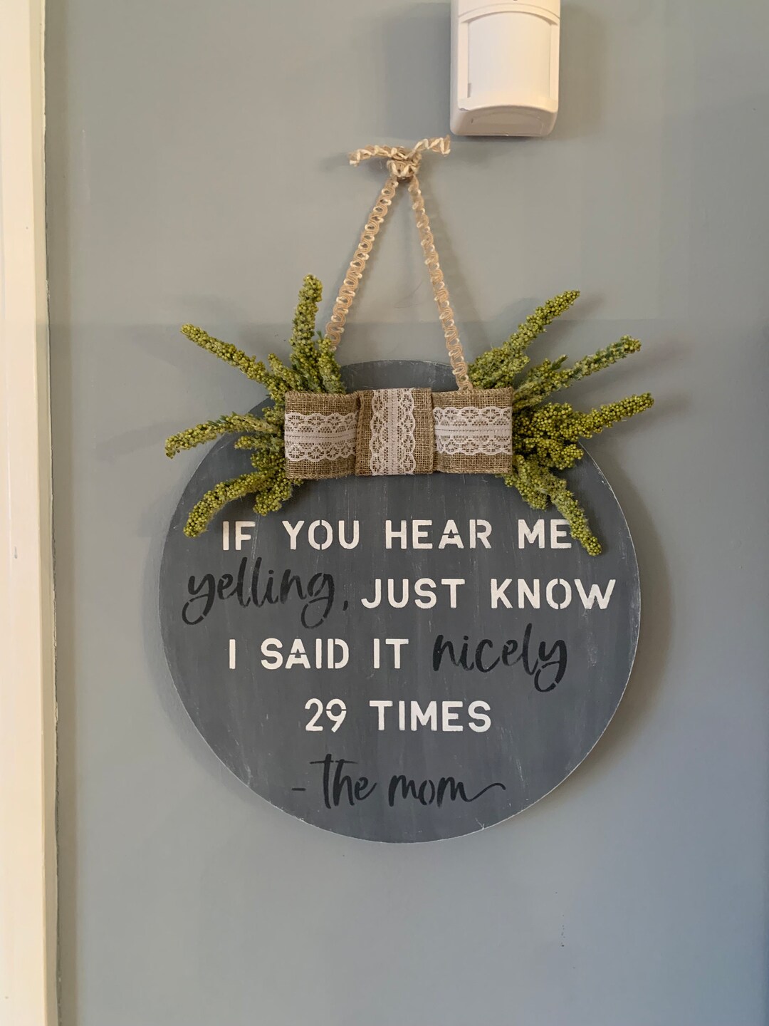 Farmhouse Welcome Sign Housewarming Gift Rustic Wall Art Funny ...