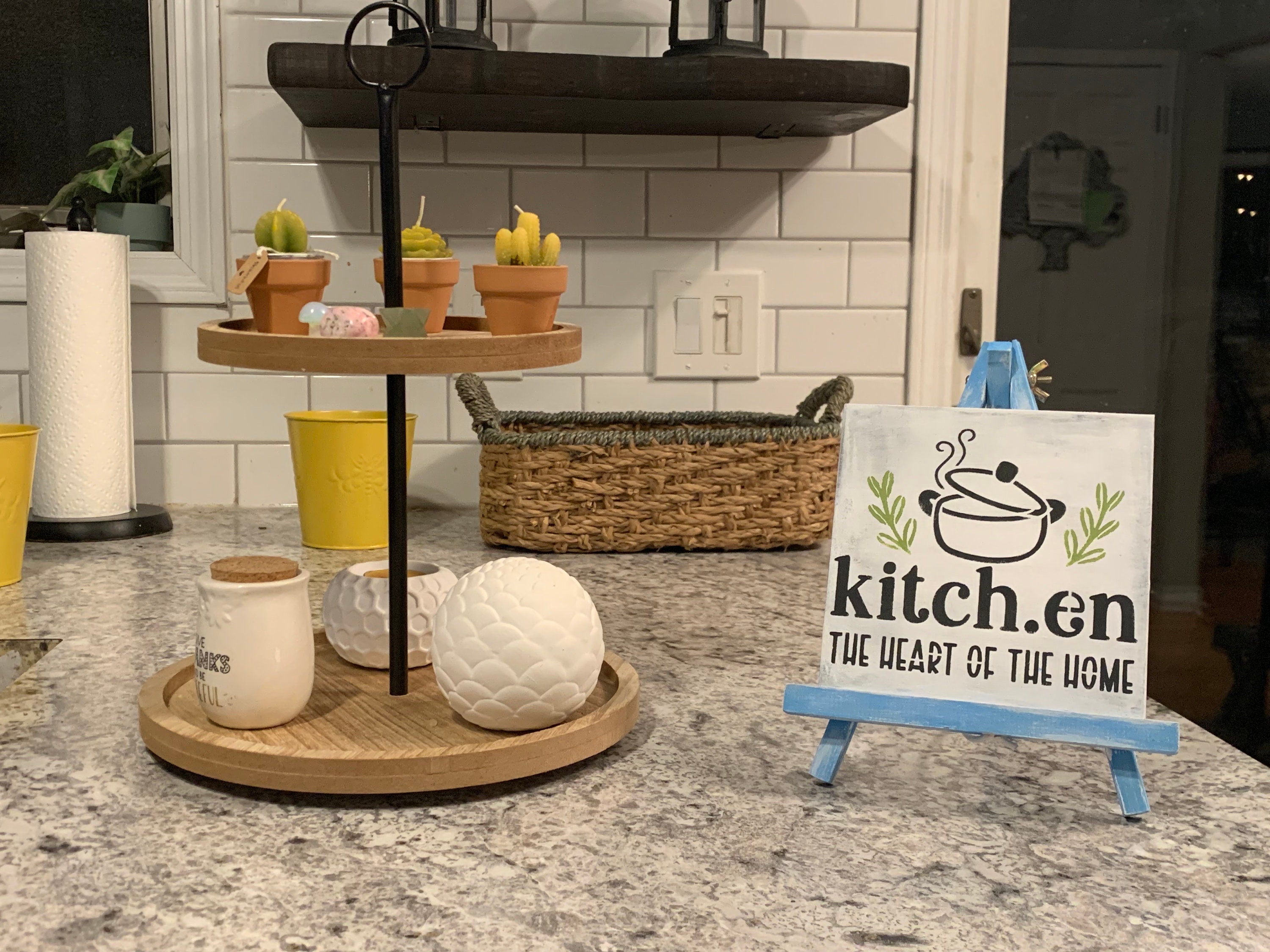 Kitchen is the Heart of the Home Kitchen Signs Farmhouse Standing Sign ...