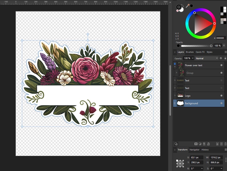 Florist Logo / Badge - Flower Shop Logo (vector Svg & Transparent Png ...