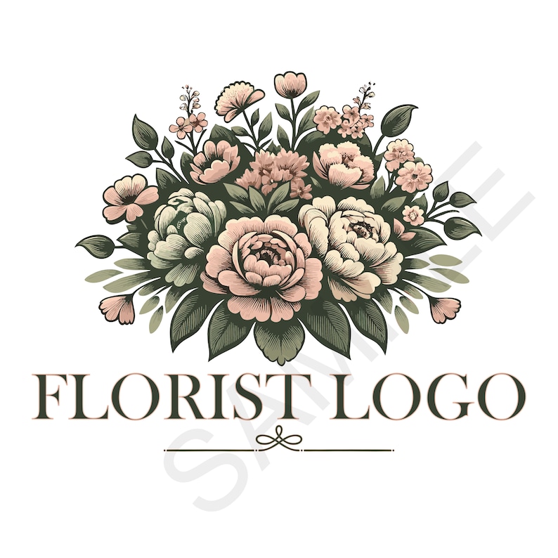 Florist Logo / Badge - Flower Shop Logo (vector Svg & Transparent Png ...