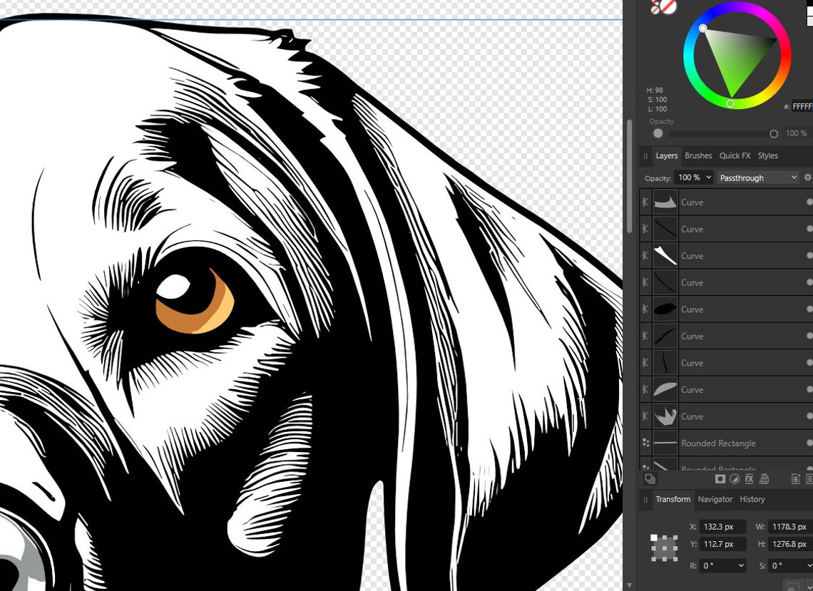 Labrador Illustration Vector (svg, Jpg, Png) - Etsy