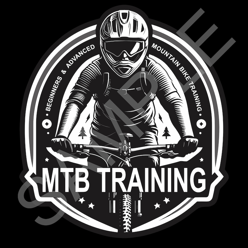 MTB Mountain Biker Logo, Badge (vector - Transparent Png, Jpg, Svg ...