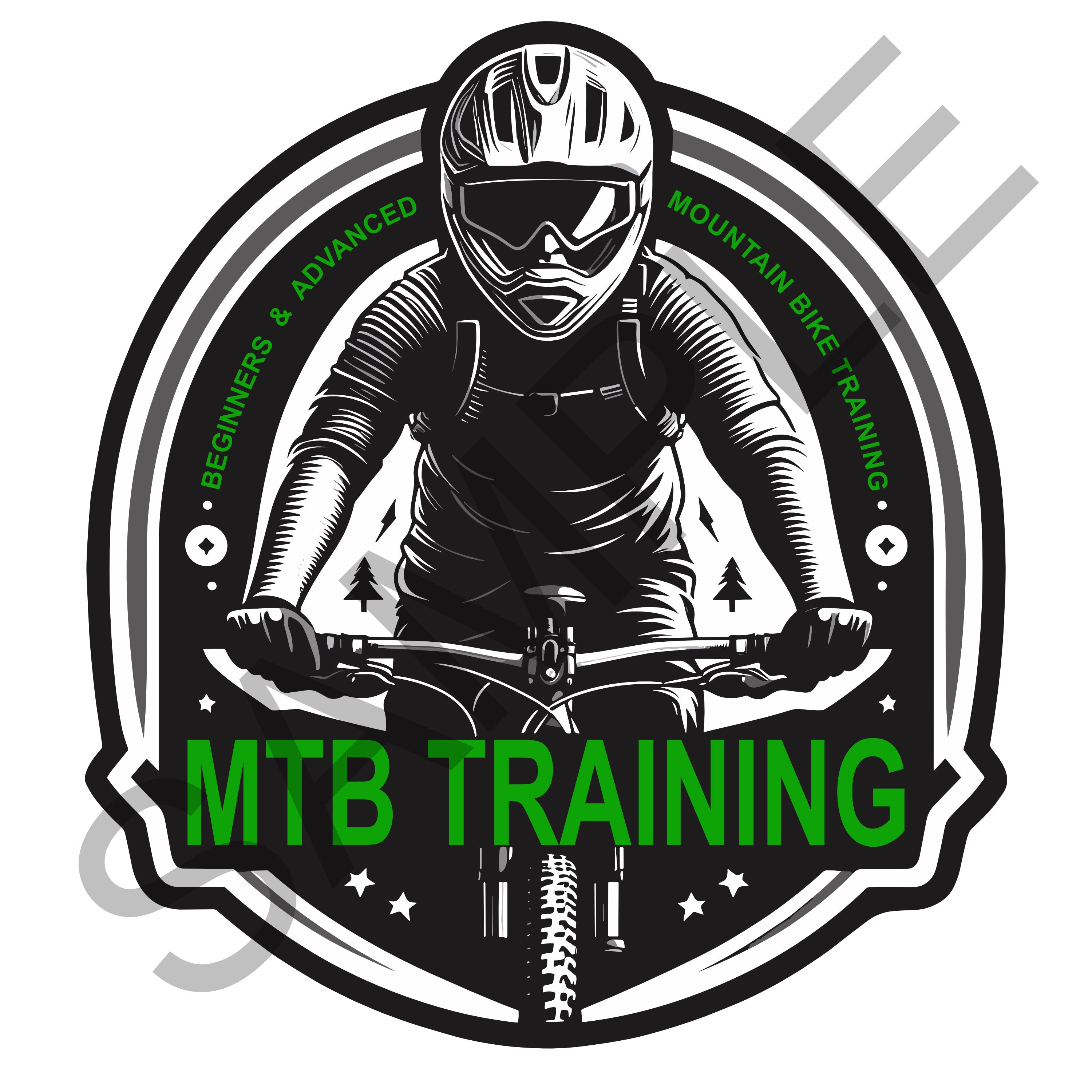 MTB Mountain Biker Logo, Badge (vector - Transparent Png, Jpg, Svg ...