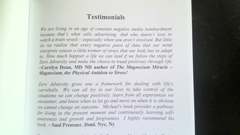 Zero Adversity, Ebook, Book, Motivational, Healing, Positive, Personal ...