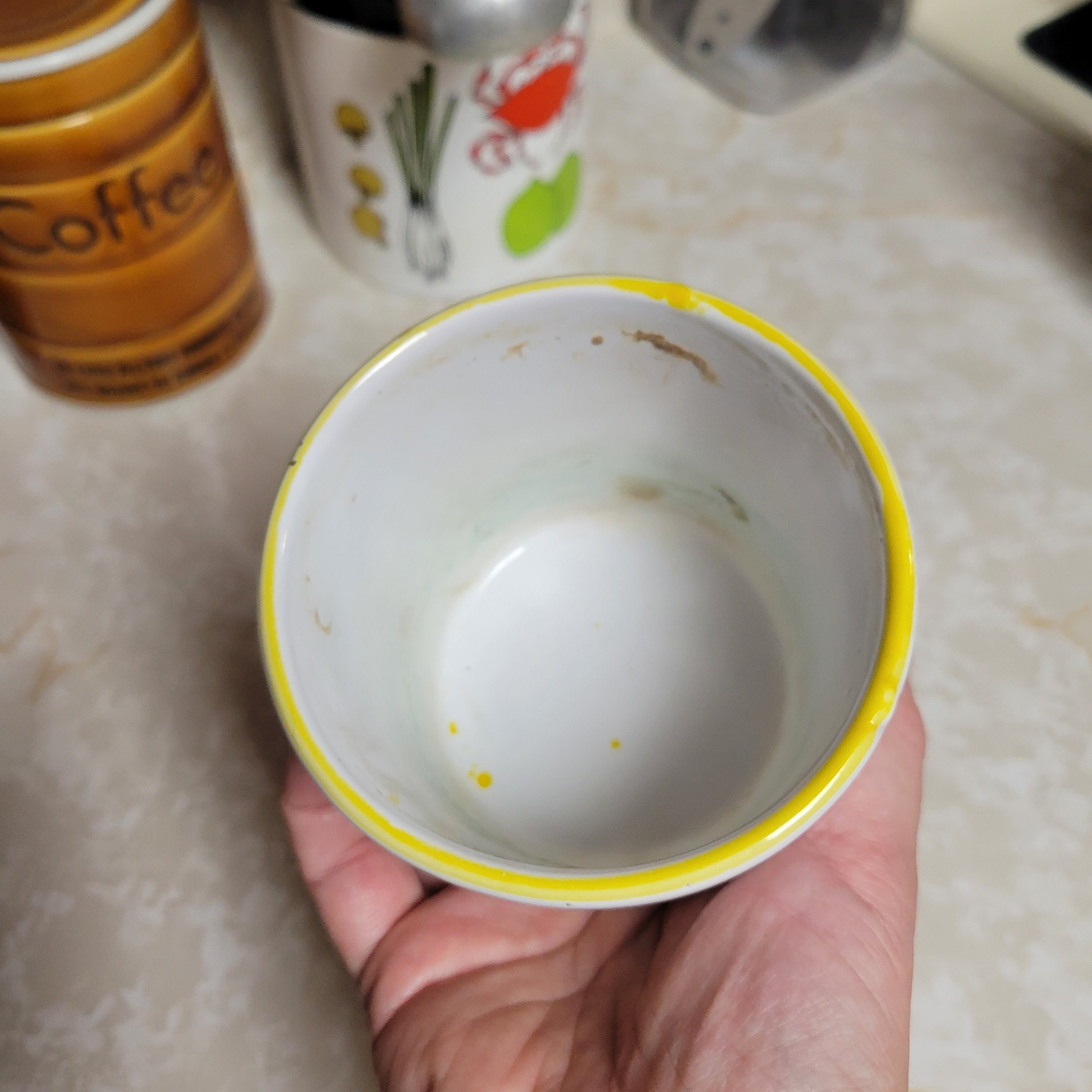 Vintage Italian Handpainted Houby Mushroom Planter Plant Pot Midcentury ...