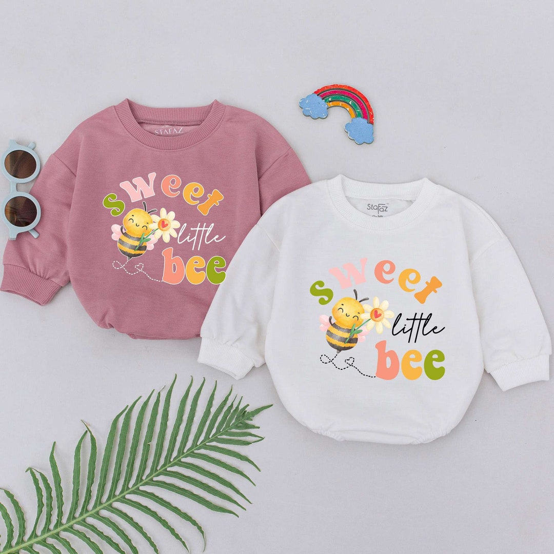 Sweet Little Bee Baby Romper, Mother's Day Bodysuit, Bee Baby Shower ...