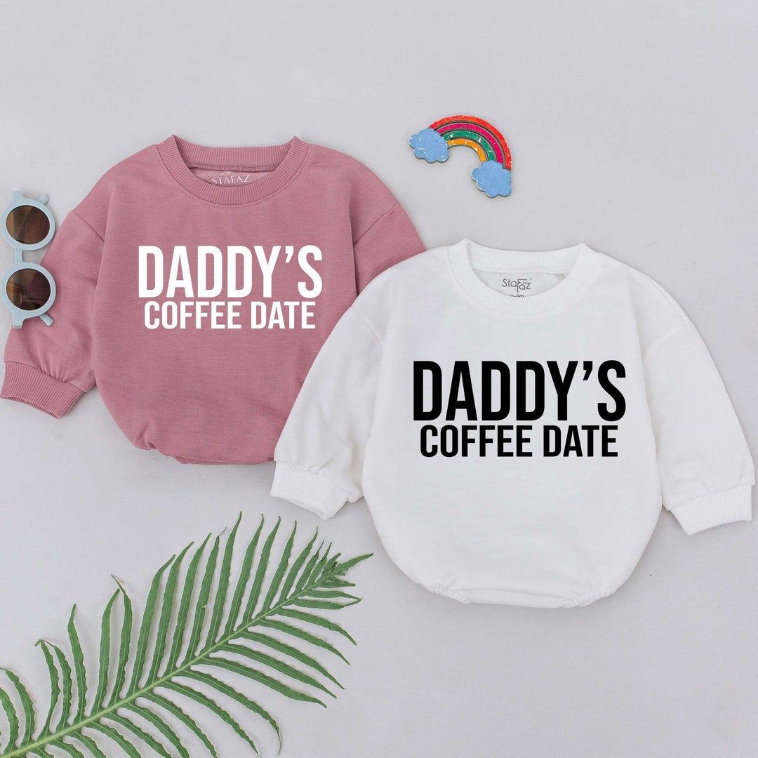 Daddy's Coffee Date Romper, Daddy's Girl Romper, Daddy's Bestie Outfits ...
