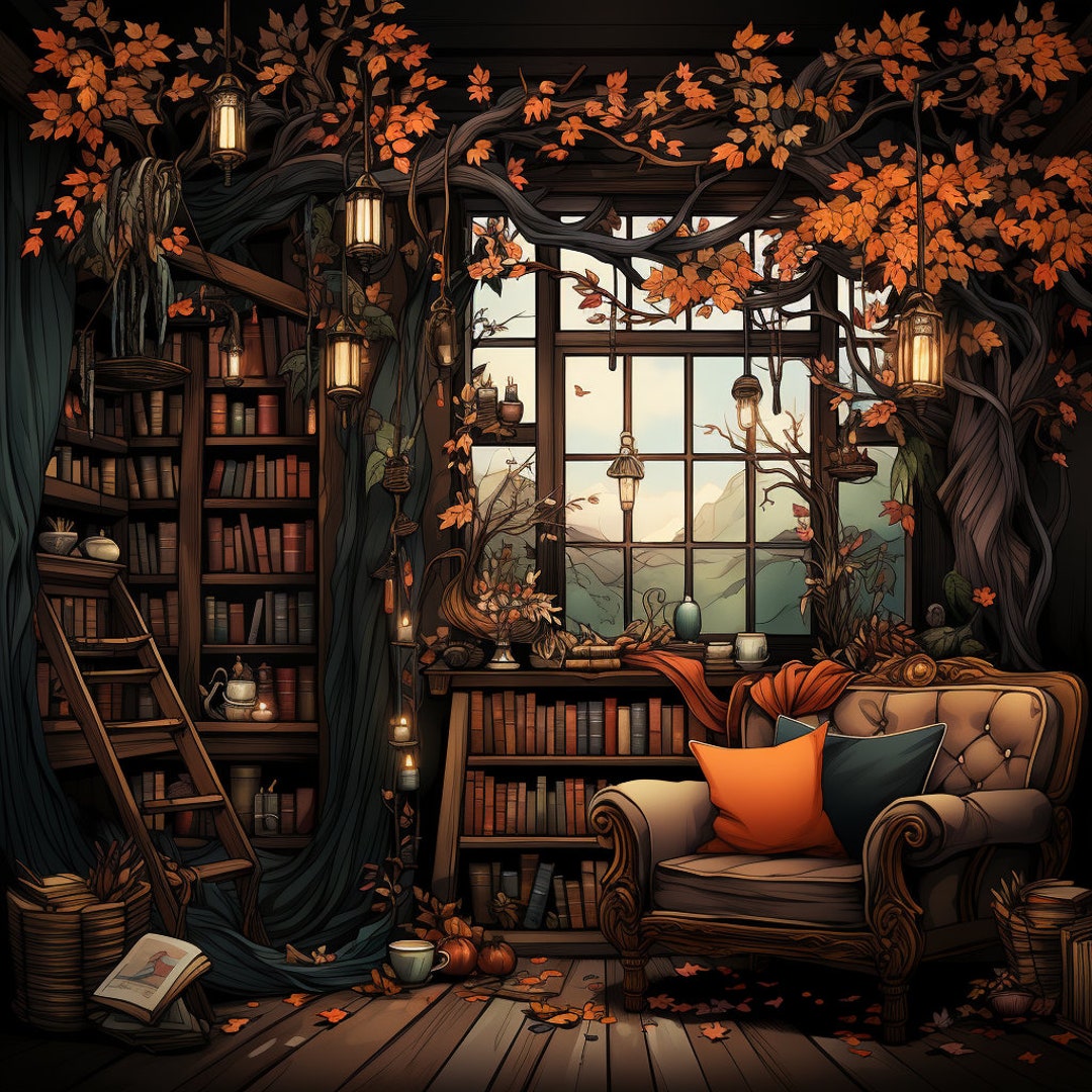 Booknook Clip Art Designs High-quality Digital Files for DIY Reading ...