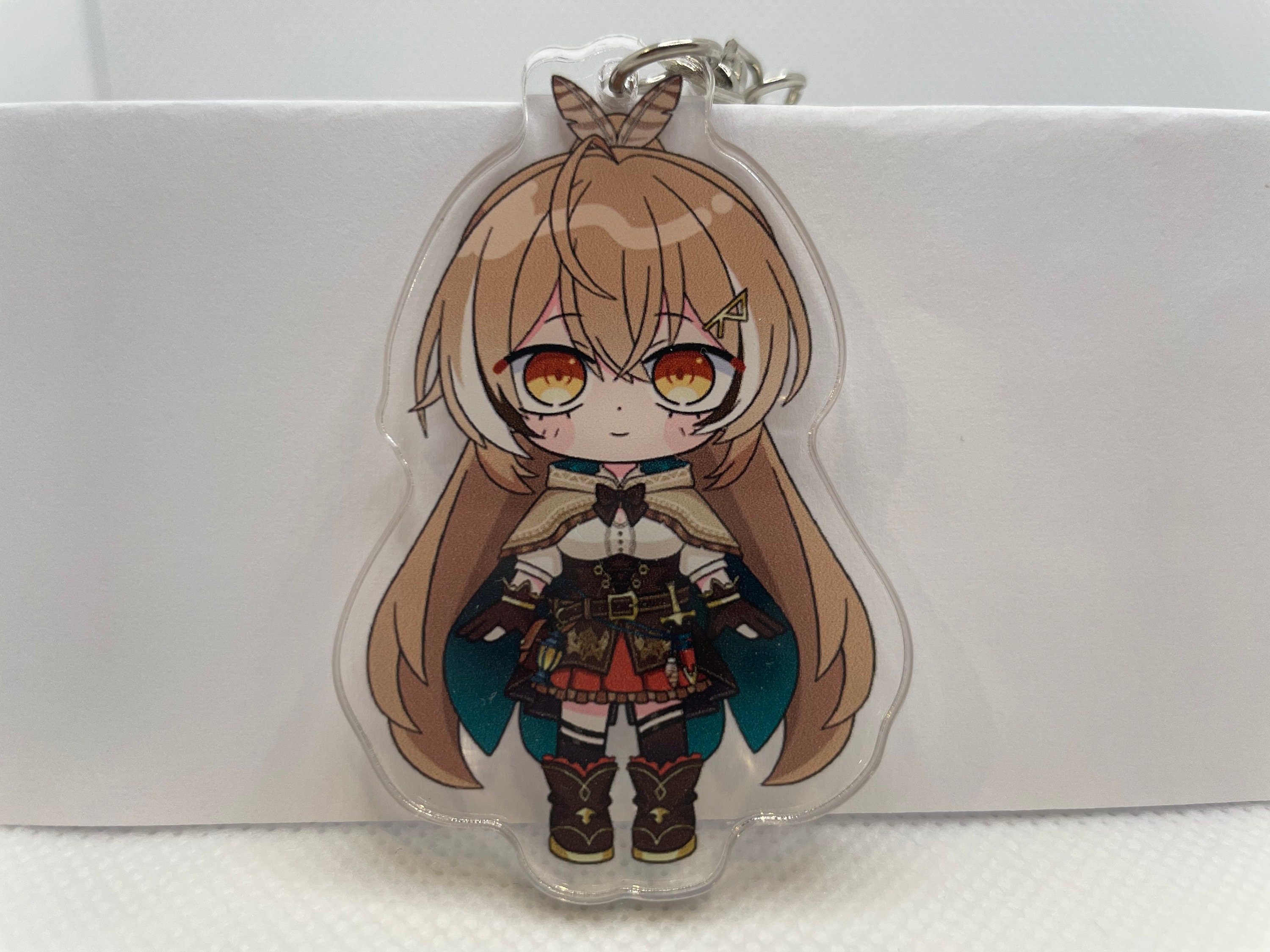 Hololive EN Vtuber Acrylic Charm, Fan Merchgawr Gura, Fuwamoco Fuwawa ...