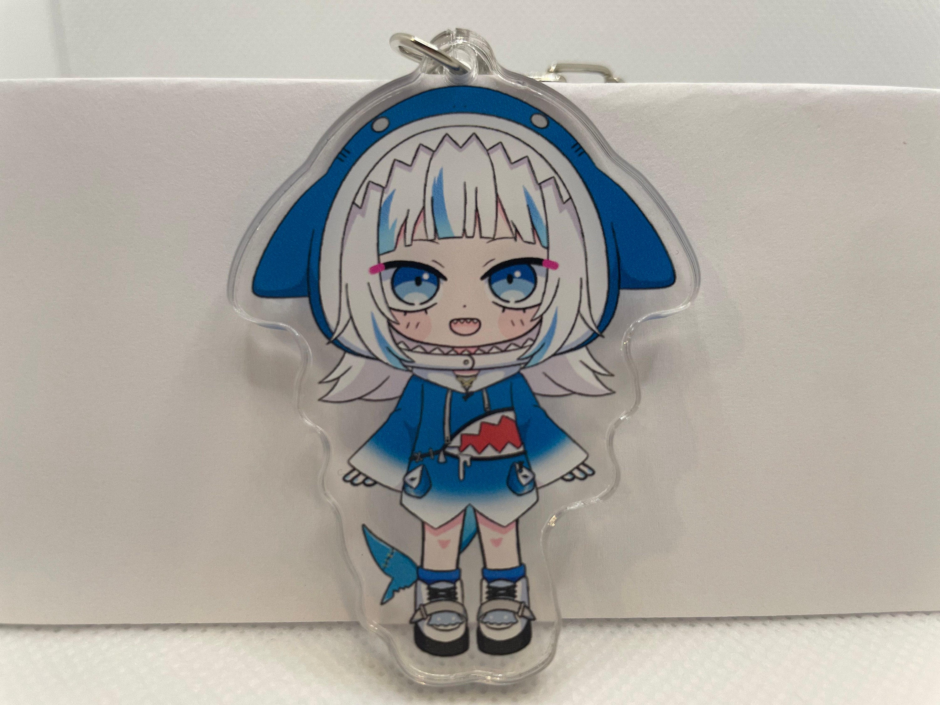 Hololive EN Vtuber Acrylic Charm, Fan Merchgawr Gura, Fuwamoco Fuwawa ...