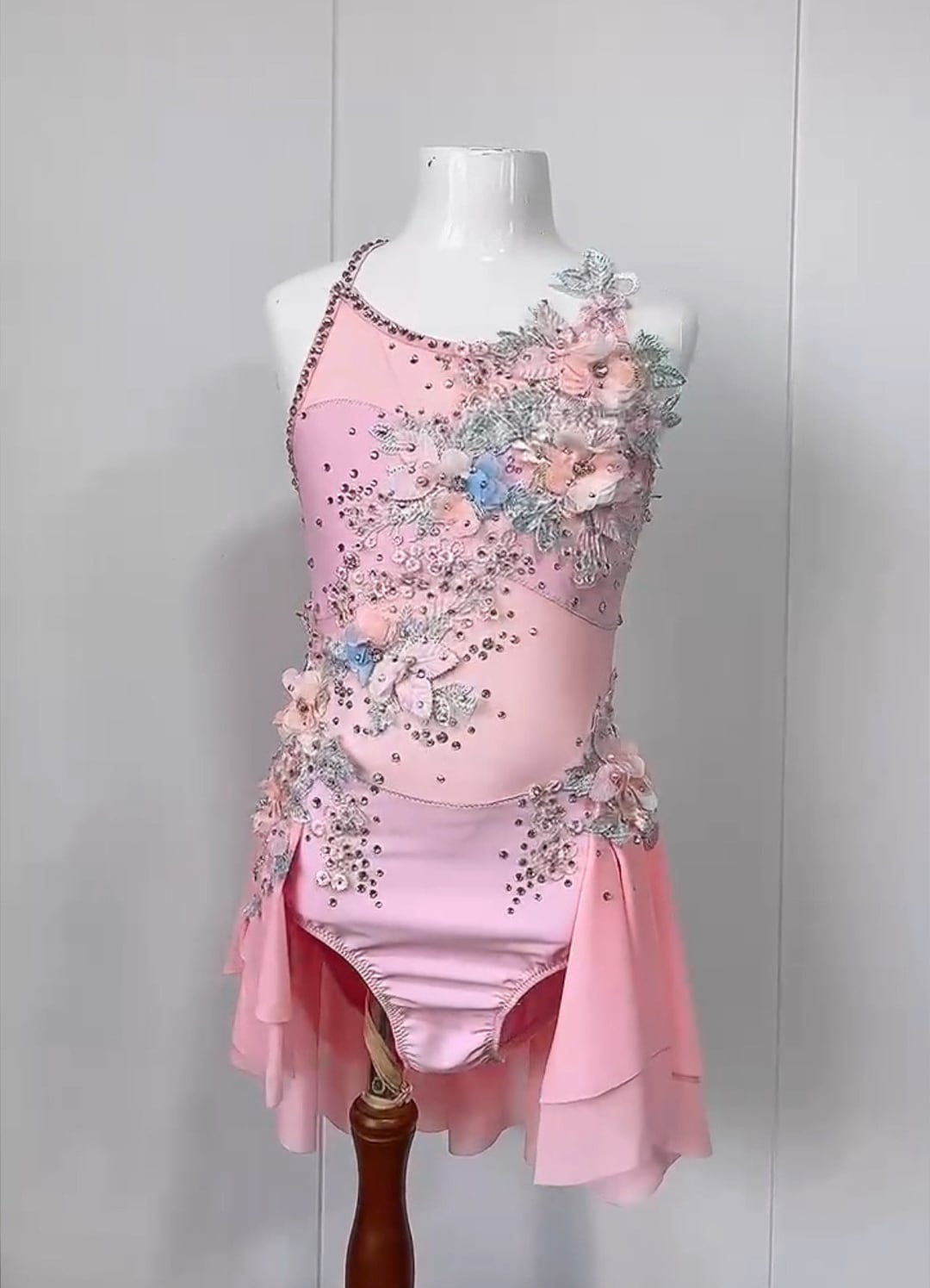 HANDMADE Dance Costume Customizable Lyrical Solo Costume Dress in Pink ...