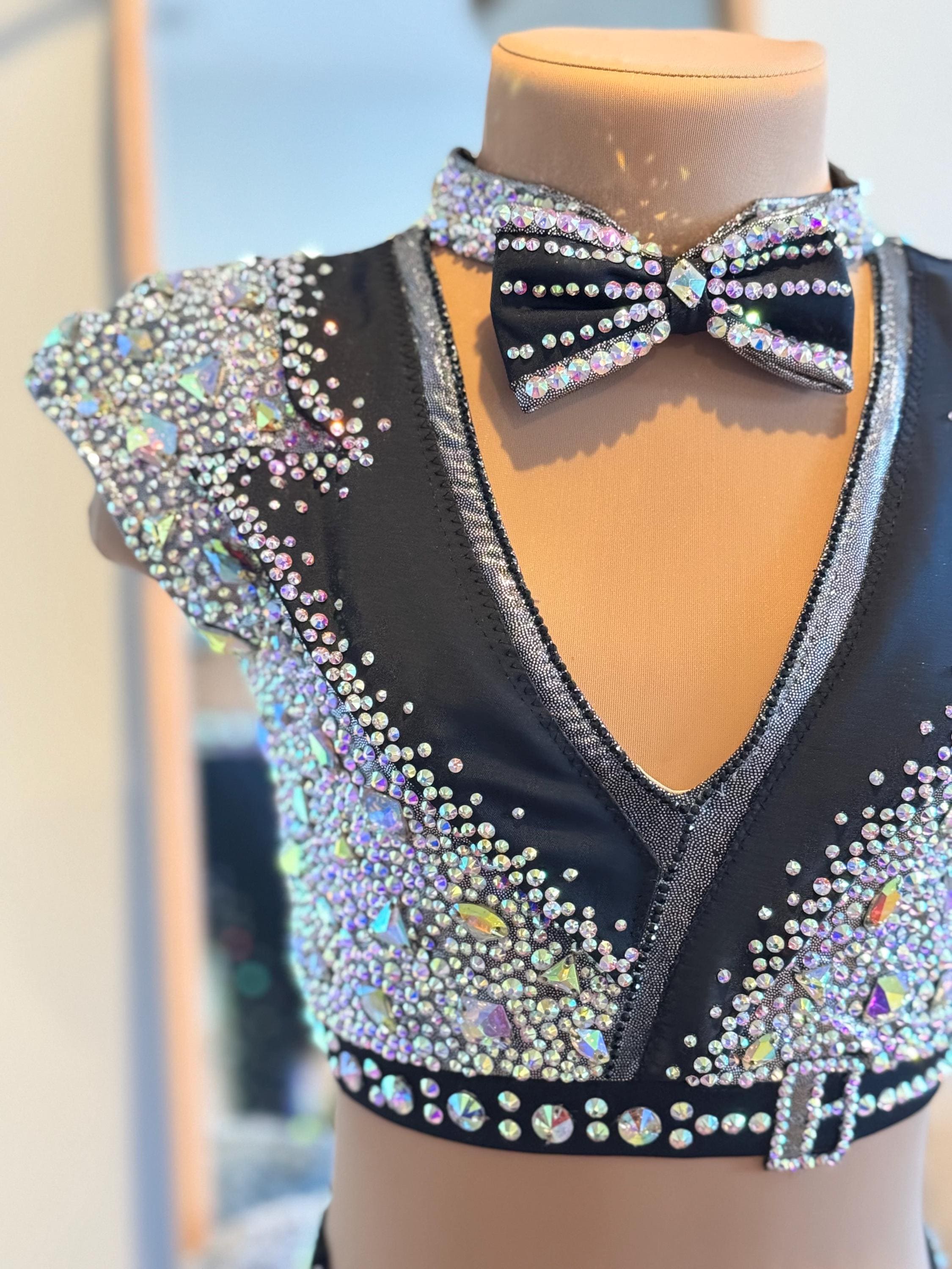 Customizable Jazz/tap/musical Theatre Solo Dance Costume Black and ...