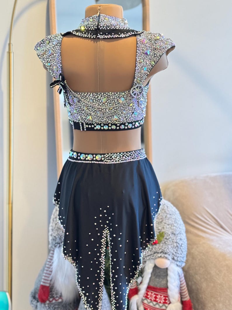 Customizable Jazz/tap/musical Theatre Solo Dance Costume Black and ...
