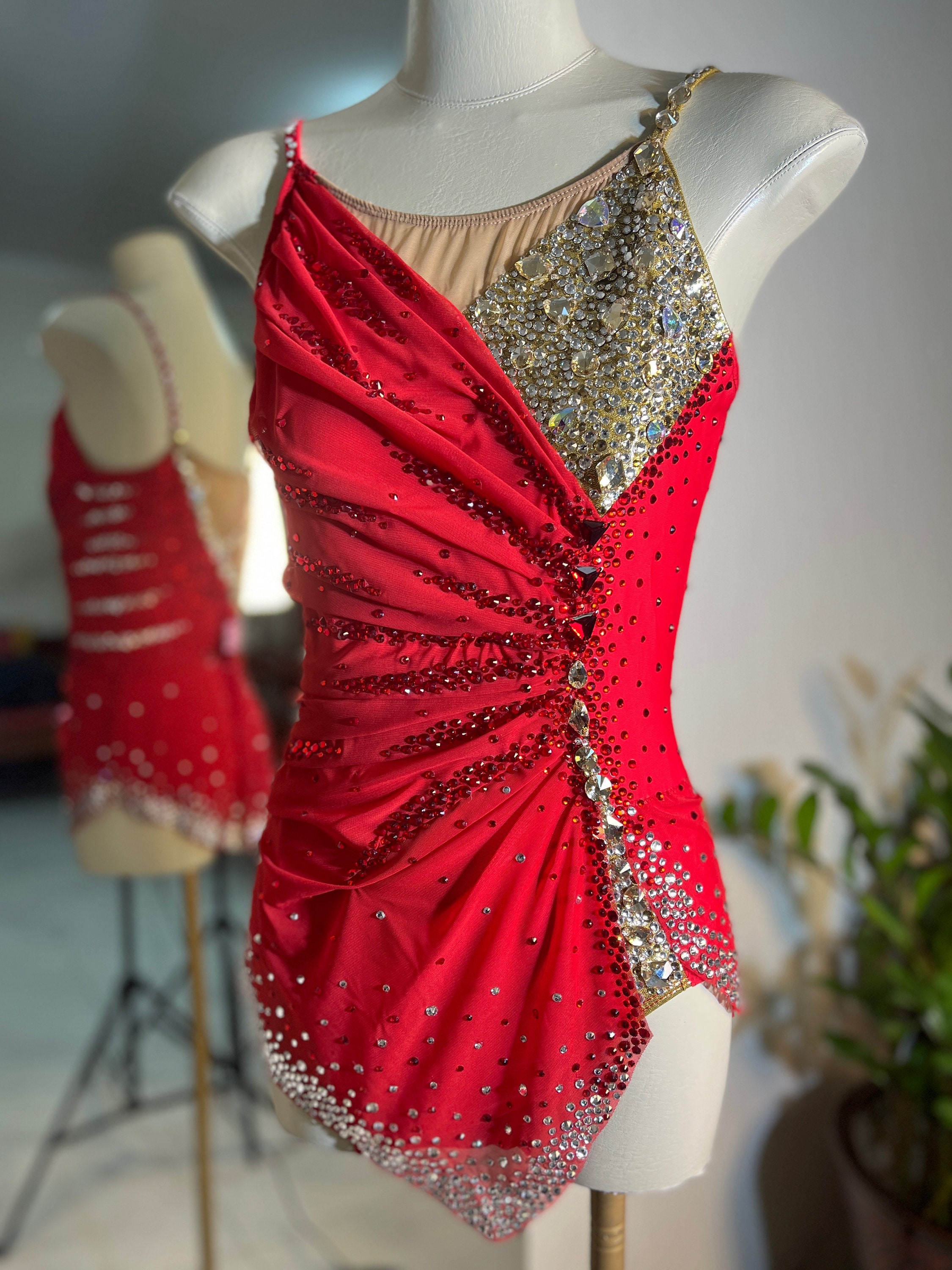 HANDMADE Dance Competition Costume Customizable Jazz Contemporary Solo ...
