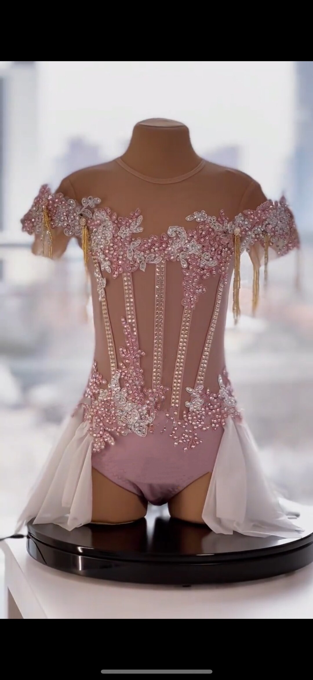 HANDMADE Dance Costume Customizable Lyrical Solo Costume Dress in Pink ...