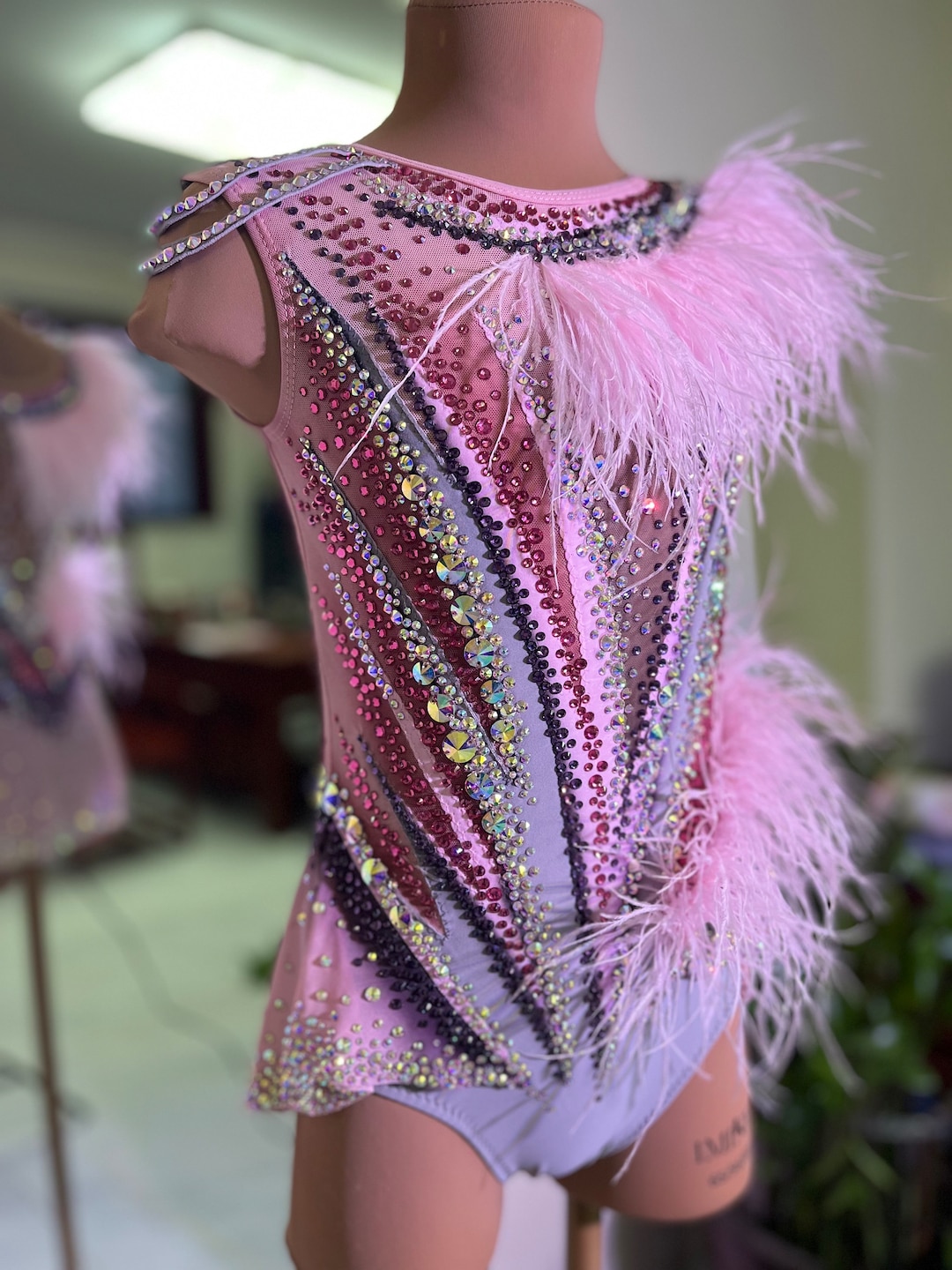 HANDMADE Dance Costume Customizable Jazz Solo Costume Fun and Cute Pink ...