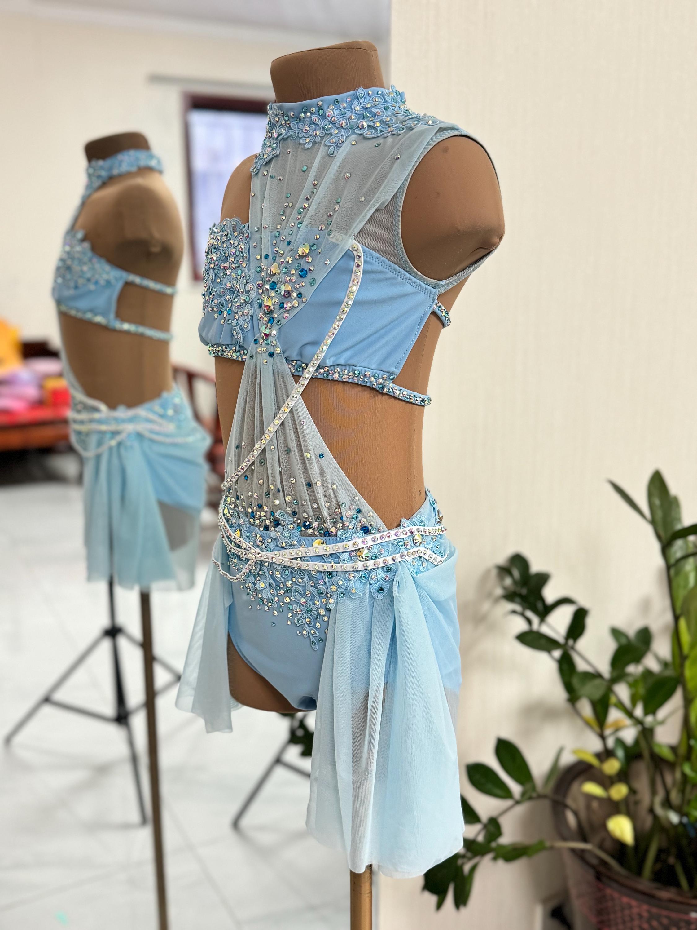 NEW DESIGN Dance Costume Customizable Lyrical Solo Costume Dress Skirt ...