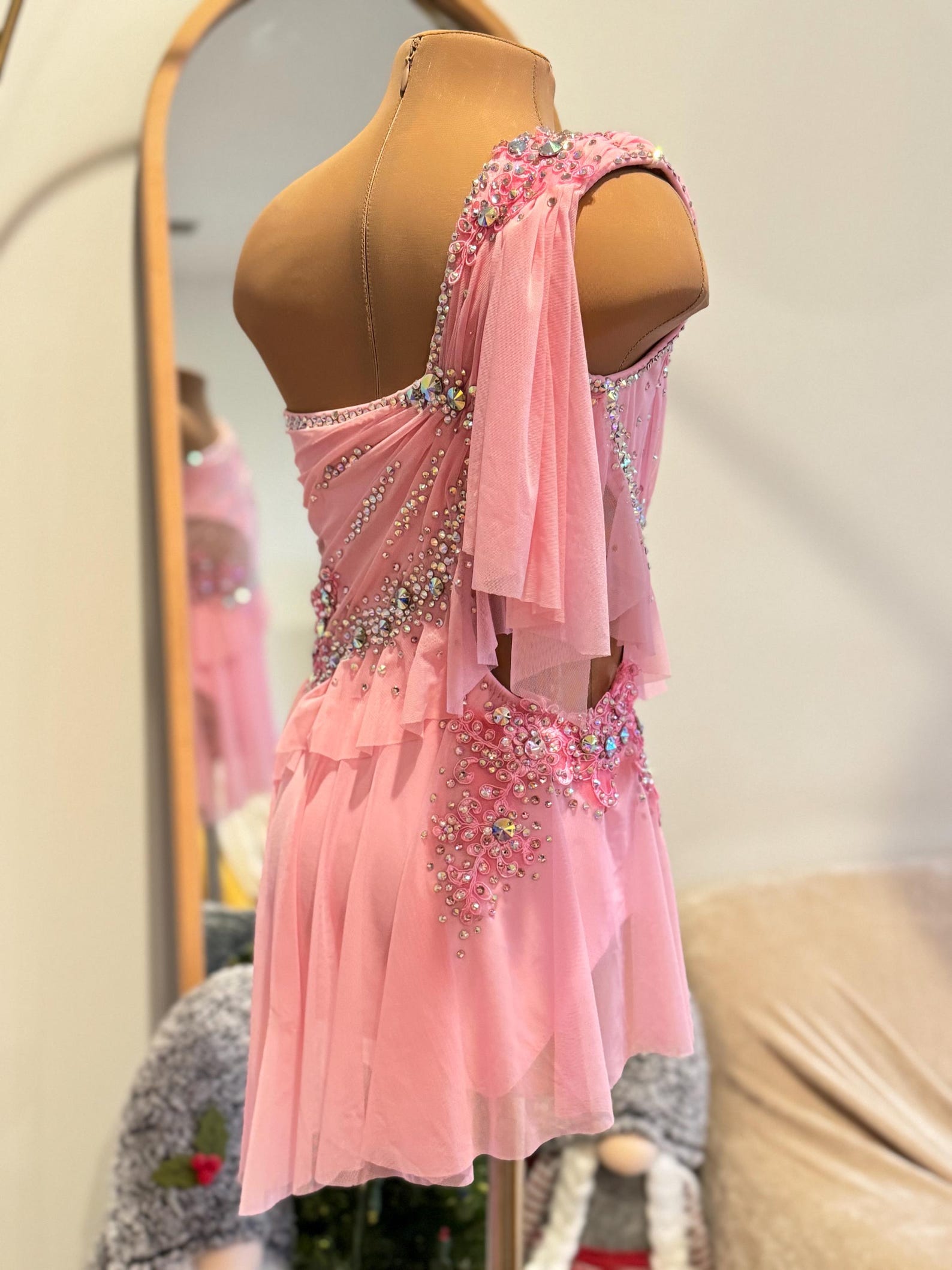HANDMADE Dance Costume Customizable Lyrical Solo Costume Dress in Pink ...