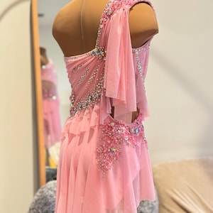 HANDMADE Dance Costume Customizable Lyrical Solo Costume Dress in Pink ...