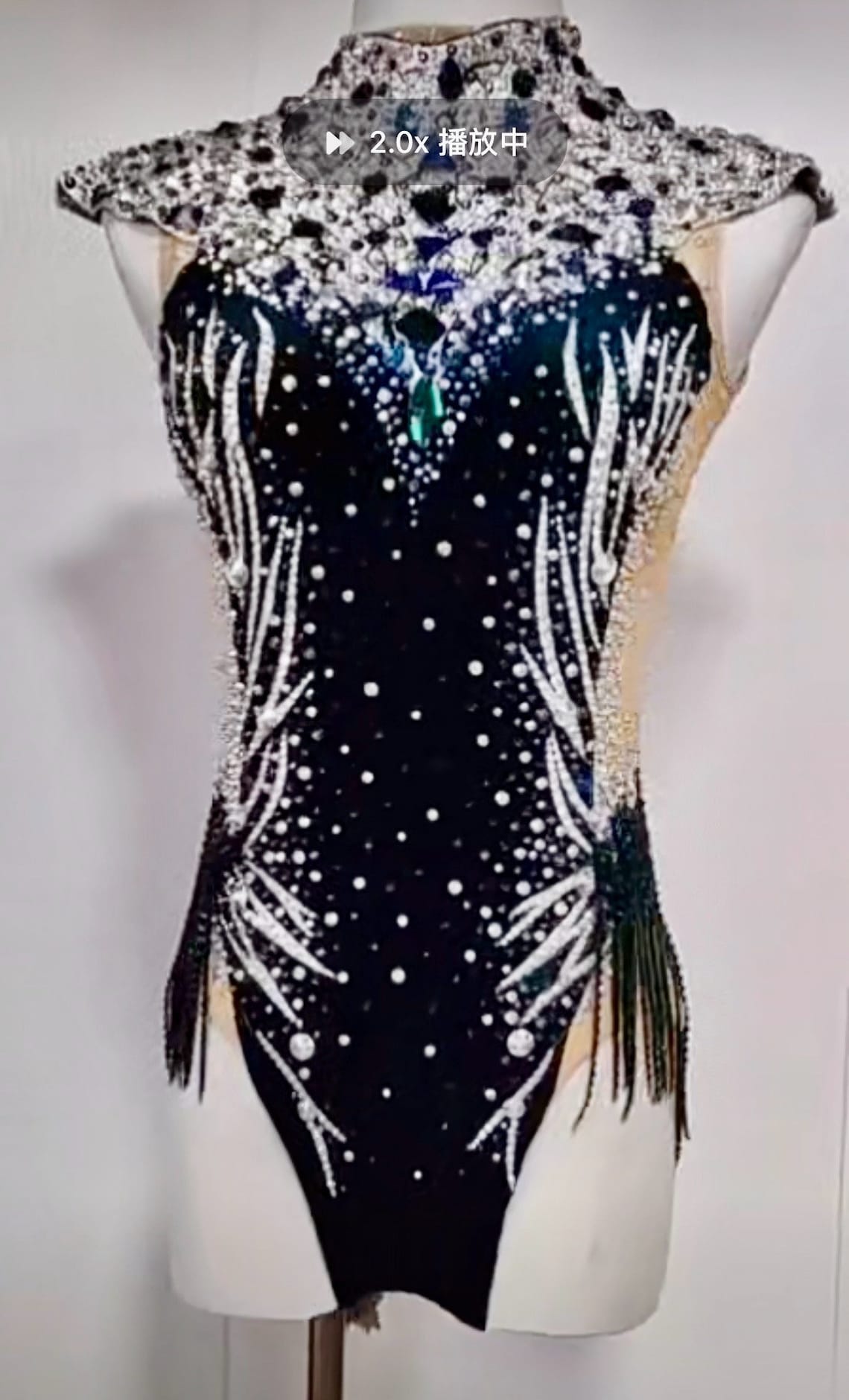 HANDMADE Dance Costume Customizable Jazz Solo Costume Shining Fully ...