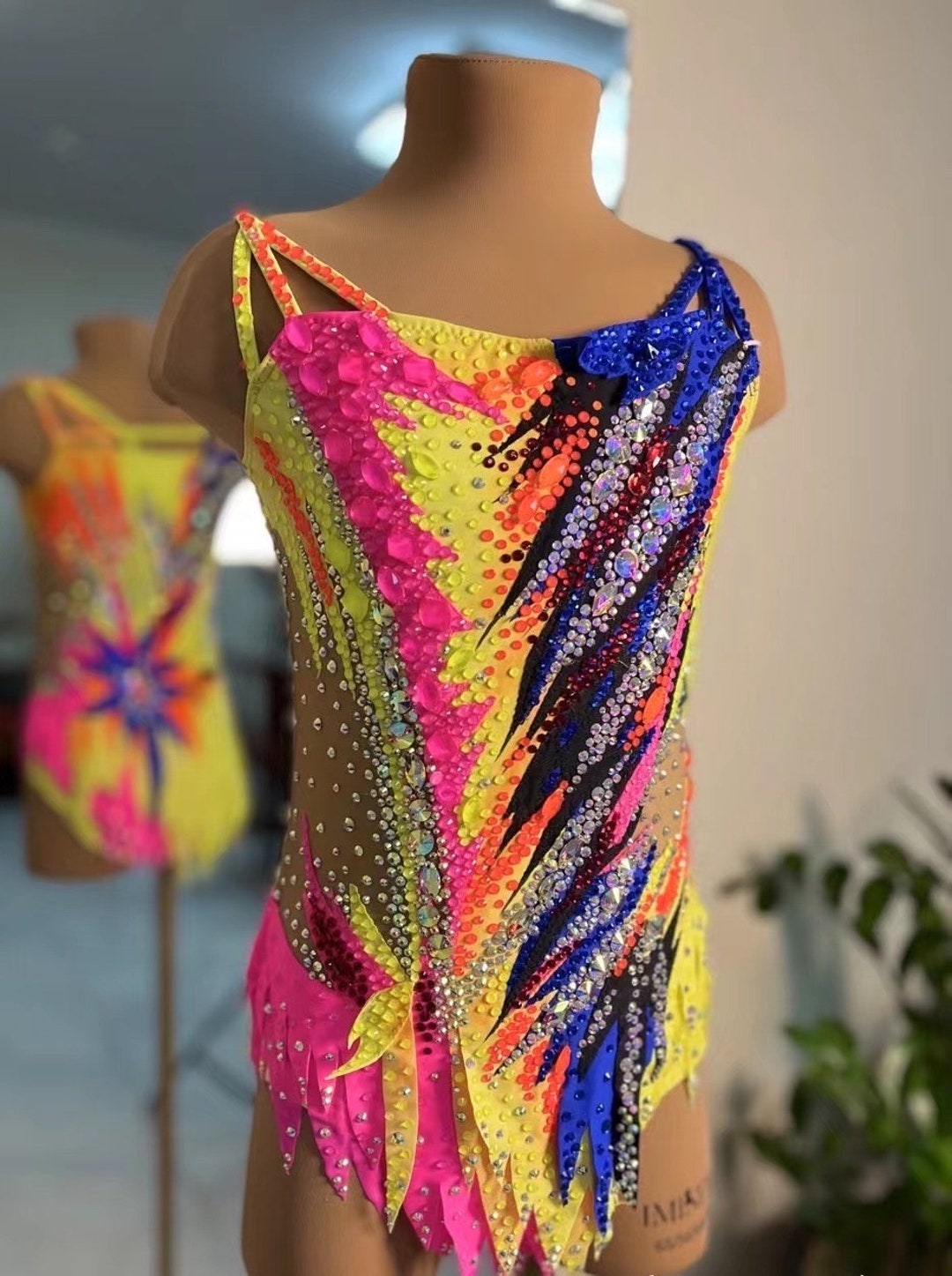 HANDMADE Solo Dance Costume Customizable Costume Rainbow Colorful Cute ...