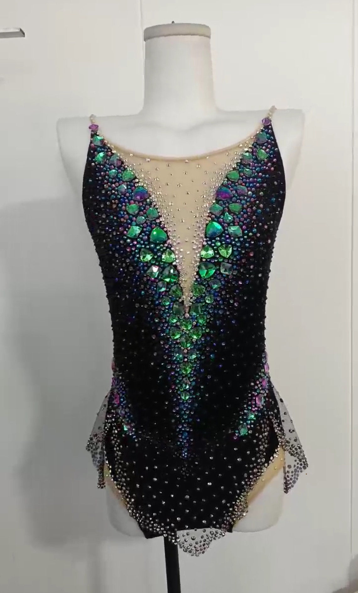 HANDMADE Dance Costume Customizable Jazz Contemporary Solo Costume ...
