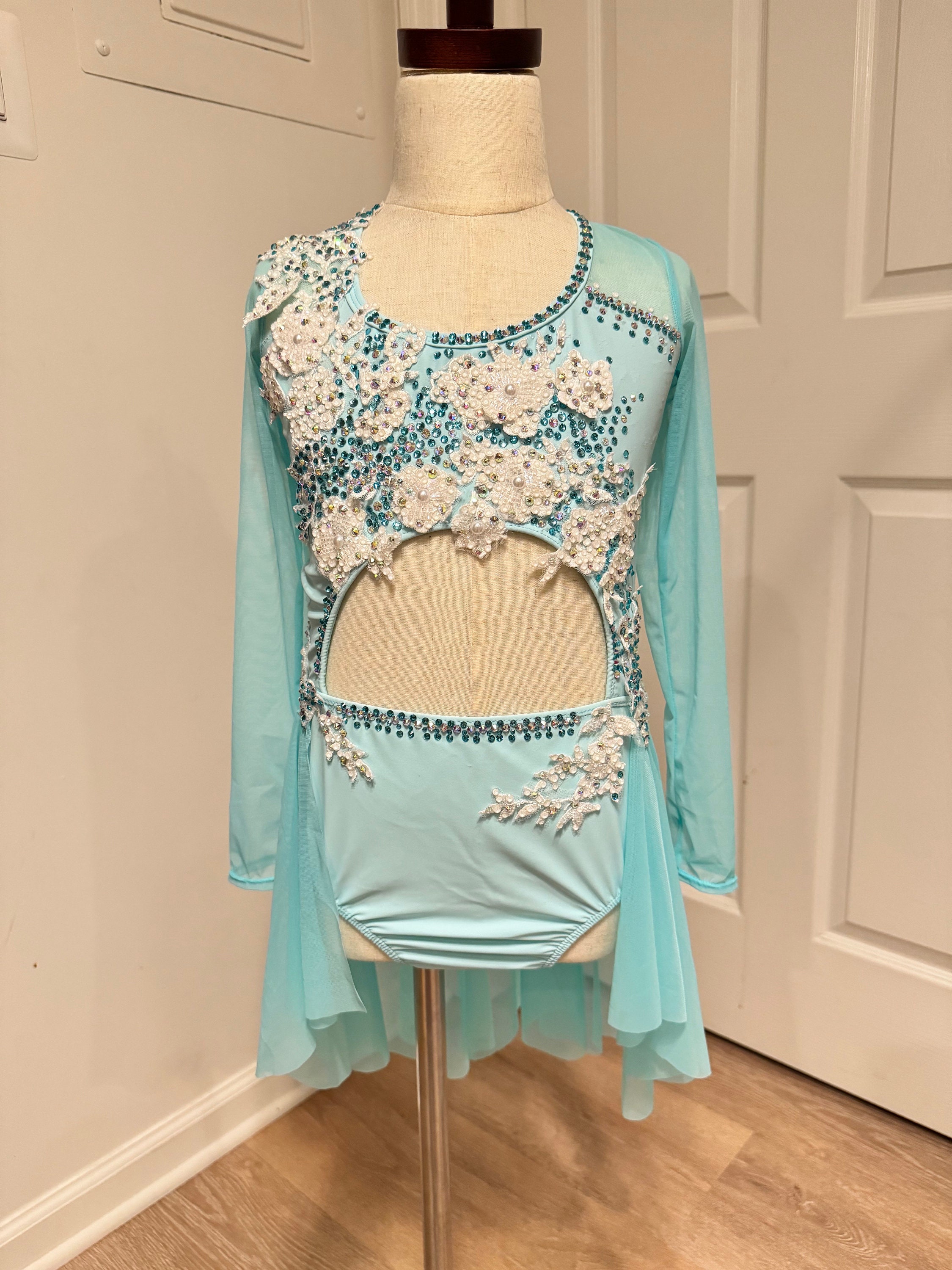 HANDMADE Dance Costume Customizable Lyrical Solo Costume Dress One ...