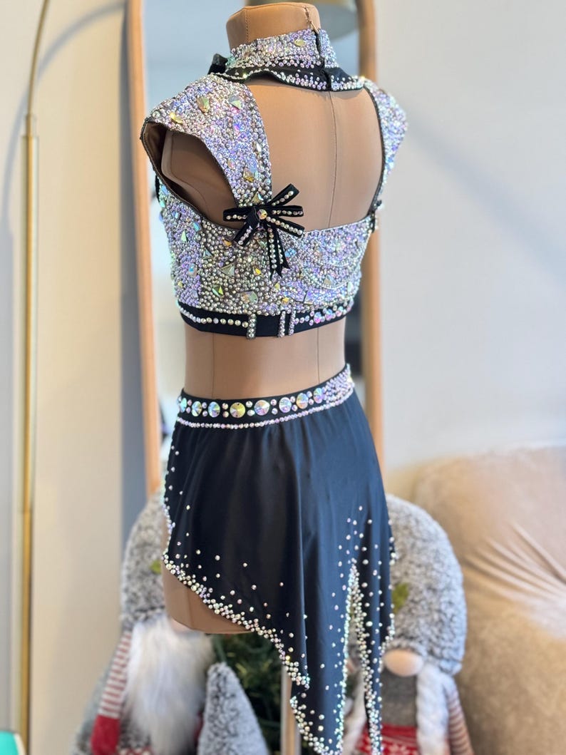 Customizable Jazz/tap/musical Theatre Solo Dance Costume Black and ...