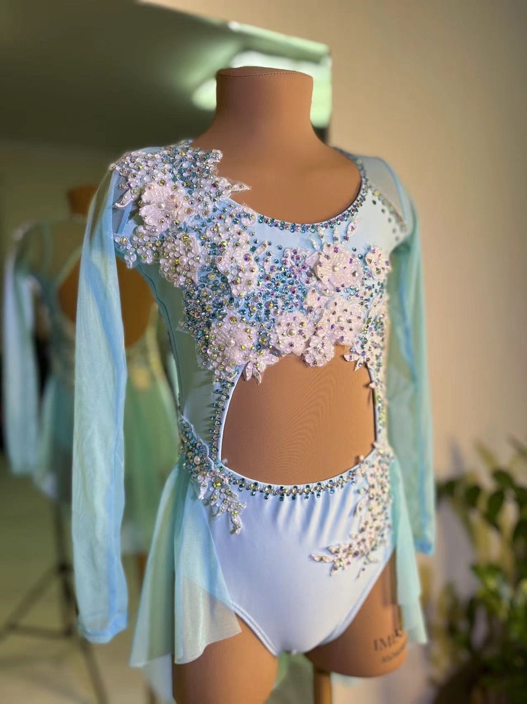 HANDMADE Dance Costume Customizable Lyrical Solo Costume Dress One ...