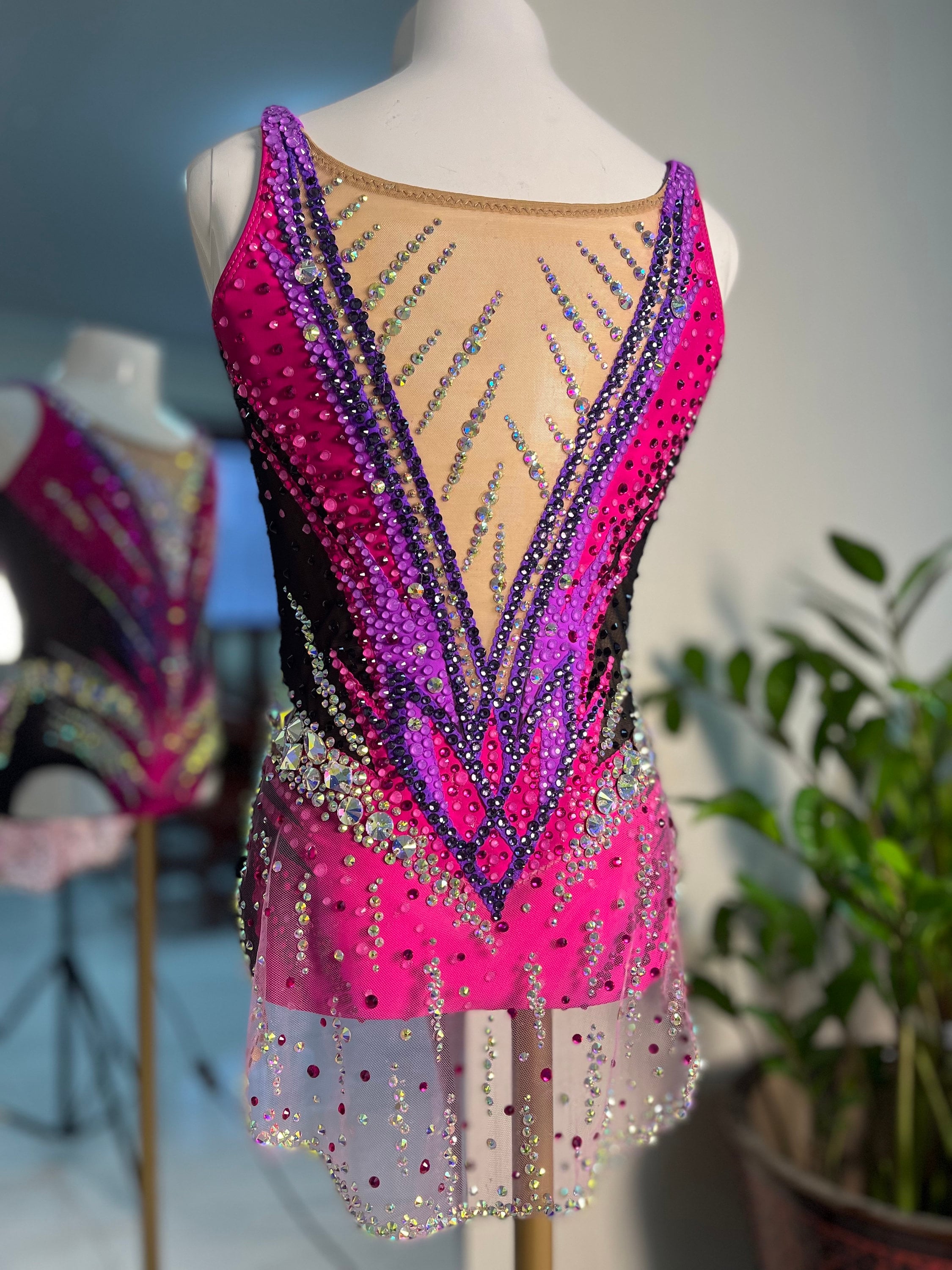 HANDMADE Dance Costume Customizable Jazz Solo Costume Fun and Cute Pink ...