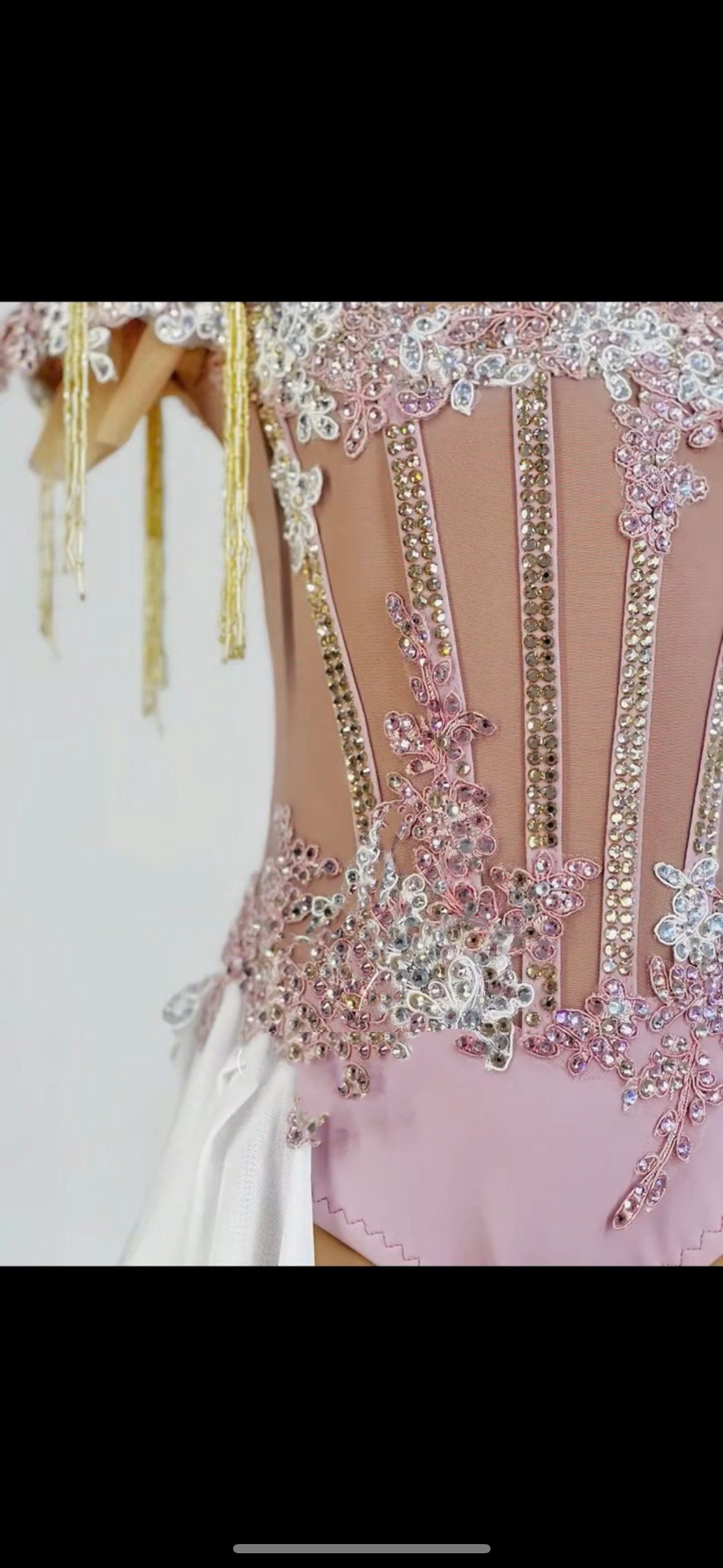 HANDMADE Dance Costume Customizable Lyrical Solo Costume Dress in Pink ...