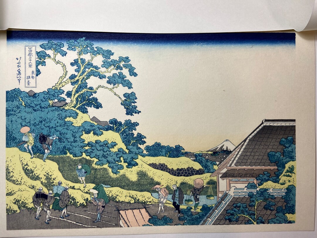 Ukiyoe Vintage Authentic Japanese Woodblock Print sundai, Edo by ...