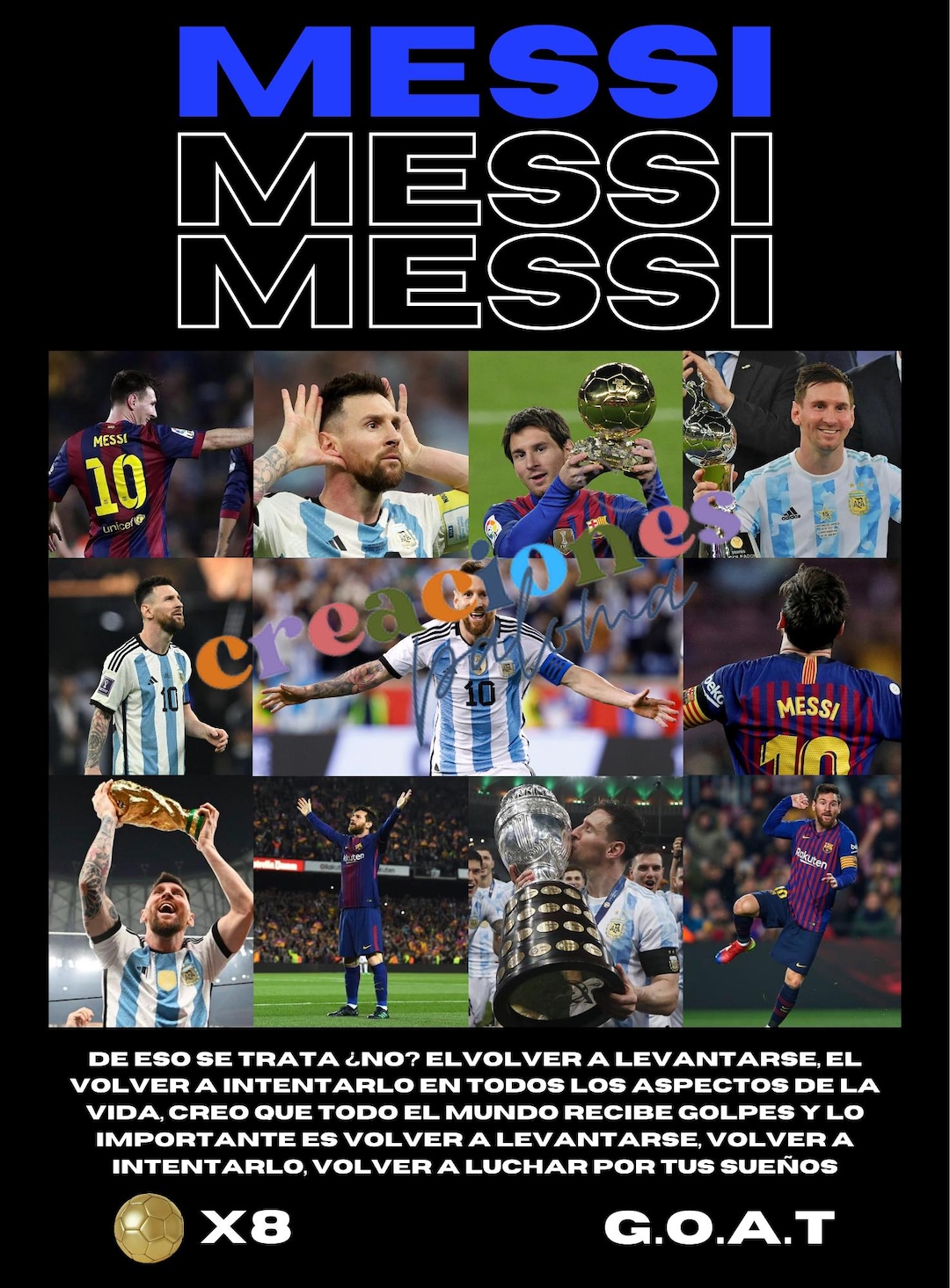 Lionel Messi Tshirt. Design Png to Print on a T-shirt - Etsy