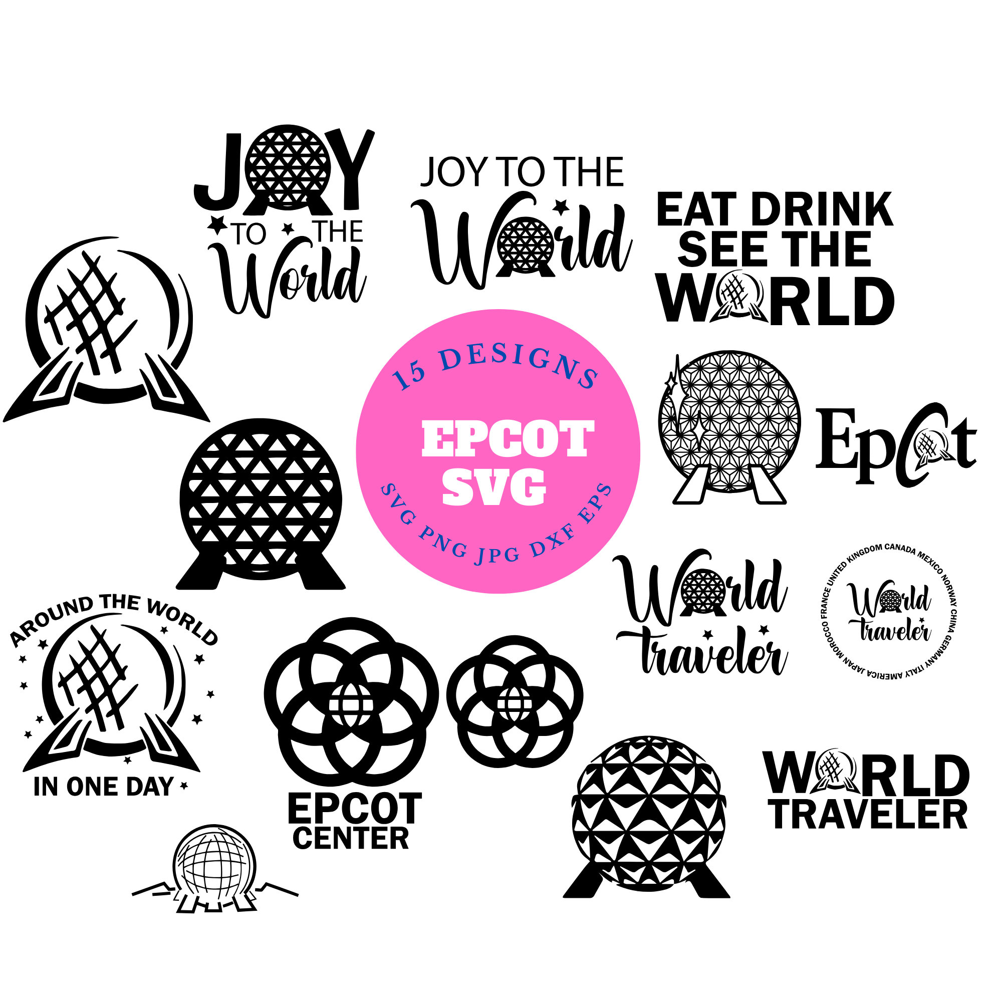 Epcot Svg, Travel Svg, Family Vacation Svg, Epcot Shirt, Adventure Svg ...