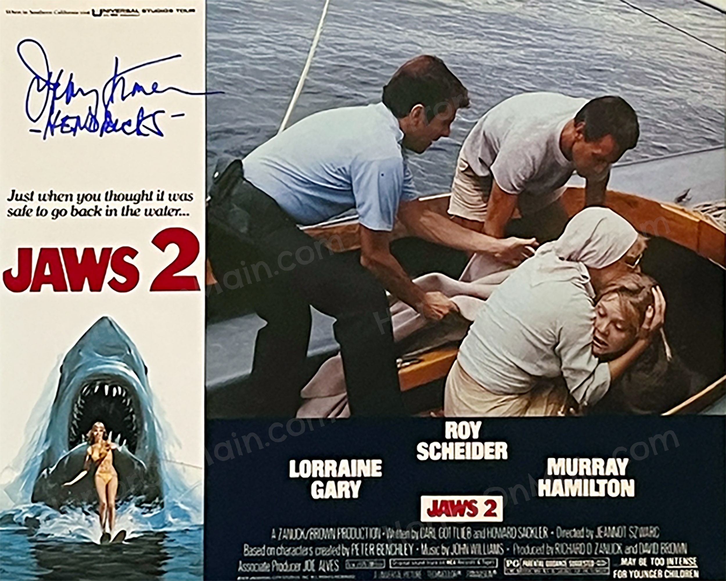 Jeffrey Kramer *autographed Photo* JAWS 2 - Etsy UK