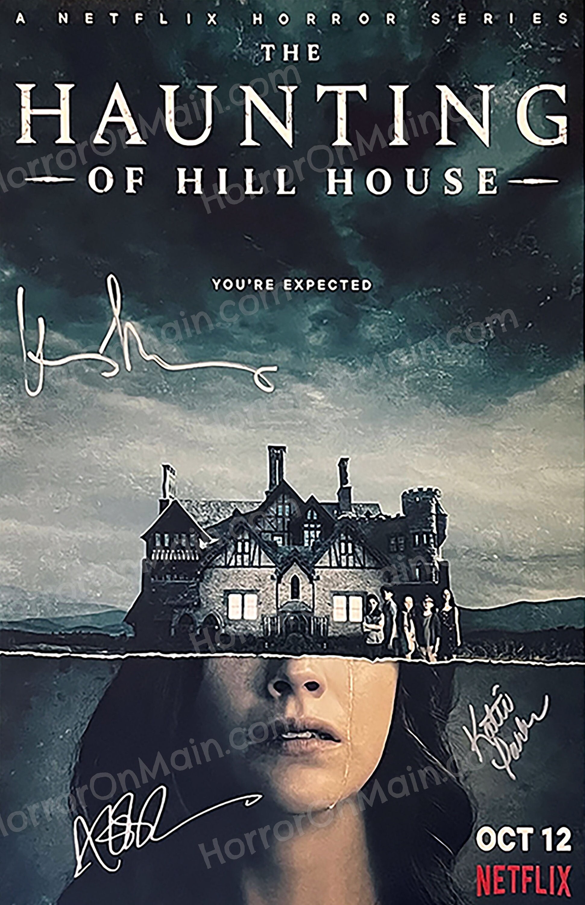 3 Signatures Henry Thomas Annabeth Gish Katie Parker Autographed