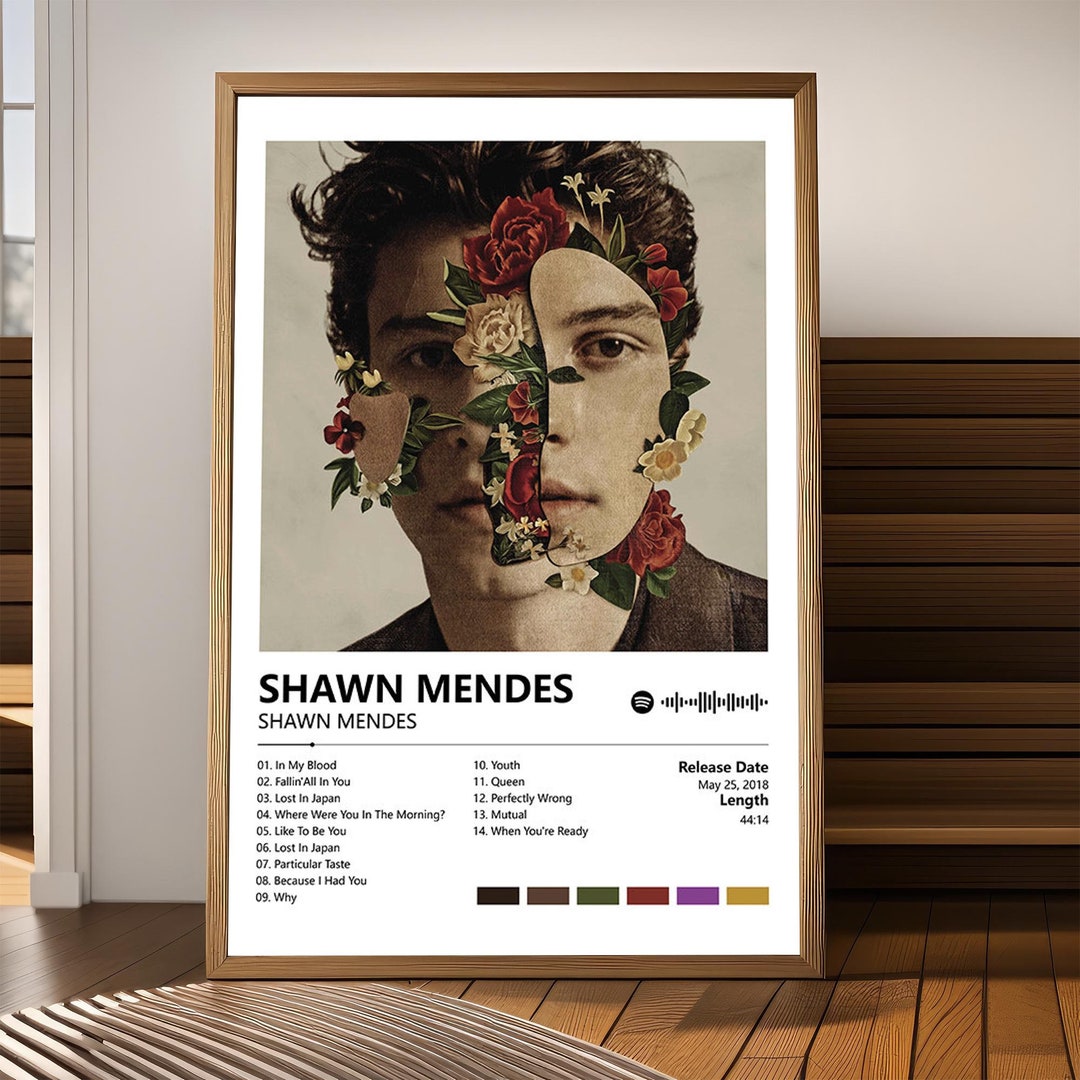 Shawn Mendes Album, Shawn Mendes Music Poster, Shawn Mendes Tracklist ...
