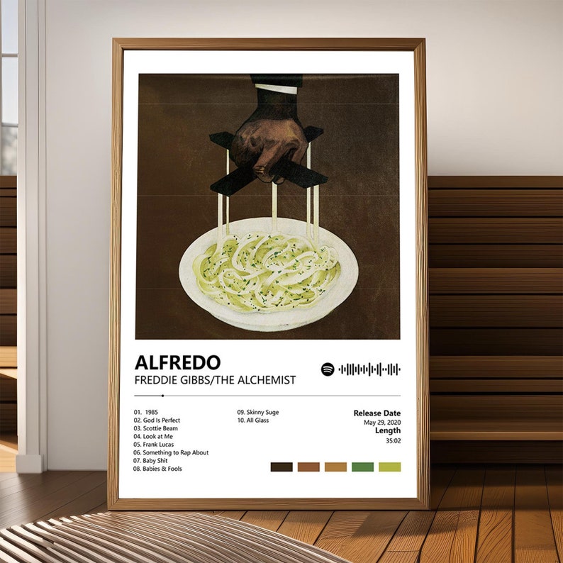 Alfredo Album Music Poster, Freddie Gibbs the Alchemist Album Music ...