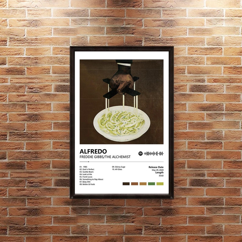 Alfredo Album Music Poster, Freddie Gibbs the Alchemist Album Music ...