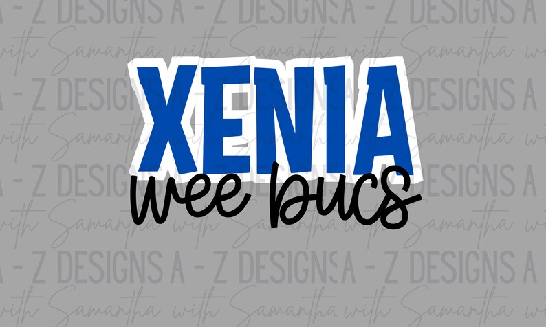 Xenia Buccaneers, Wee Bucs, Png, Printable Digital File - Etsy