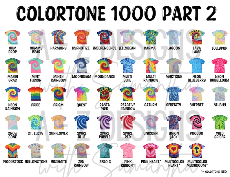 COLORTONE 1000 Colorchart, PNG Colortone T Shirt Color Chart, 95 ...