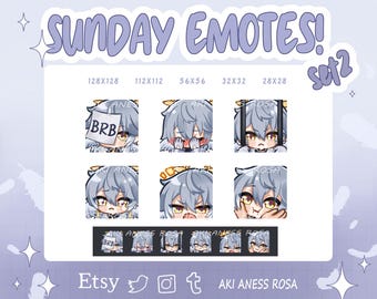 Honkai Star Rail Sunday Animated and Static Emote, for Twitch, Discord ...