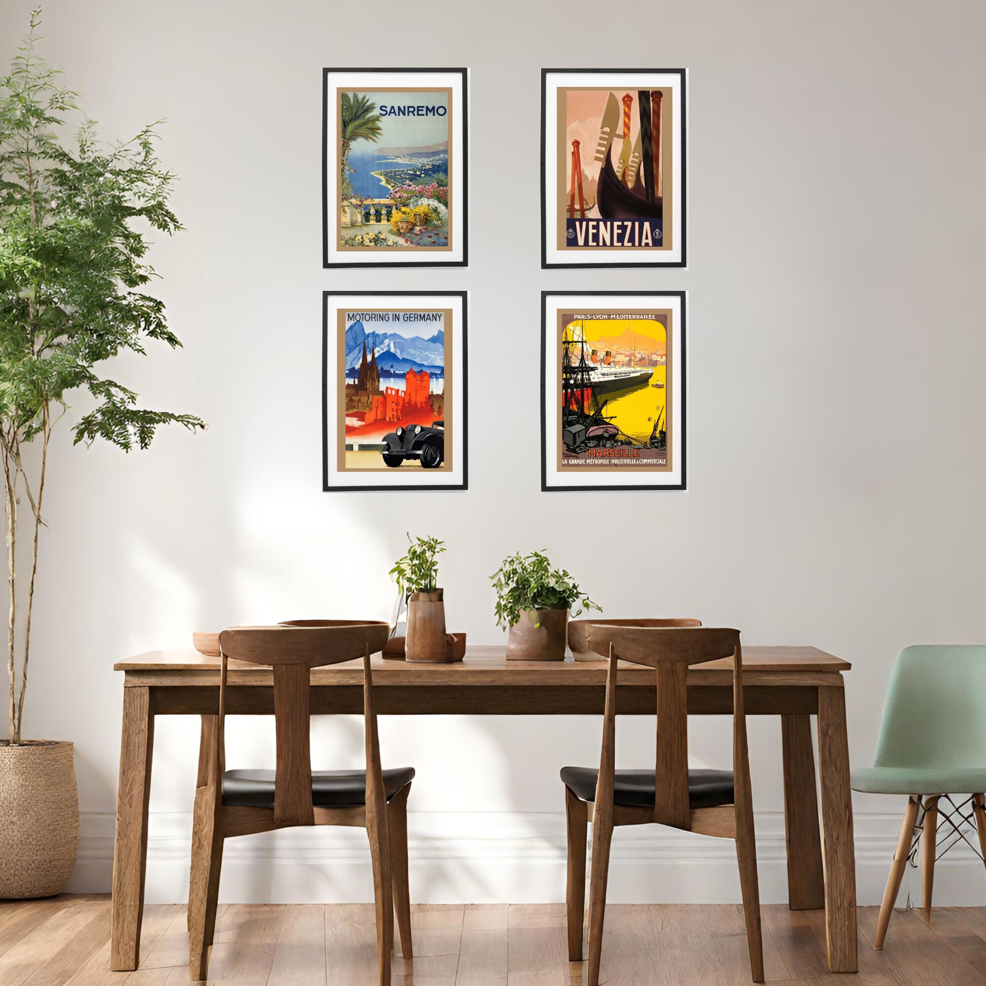 Printable Vintage Travel Posters European Destination Travel Prints ...