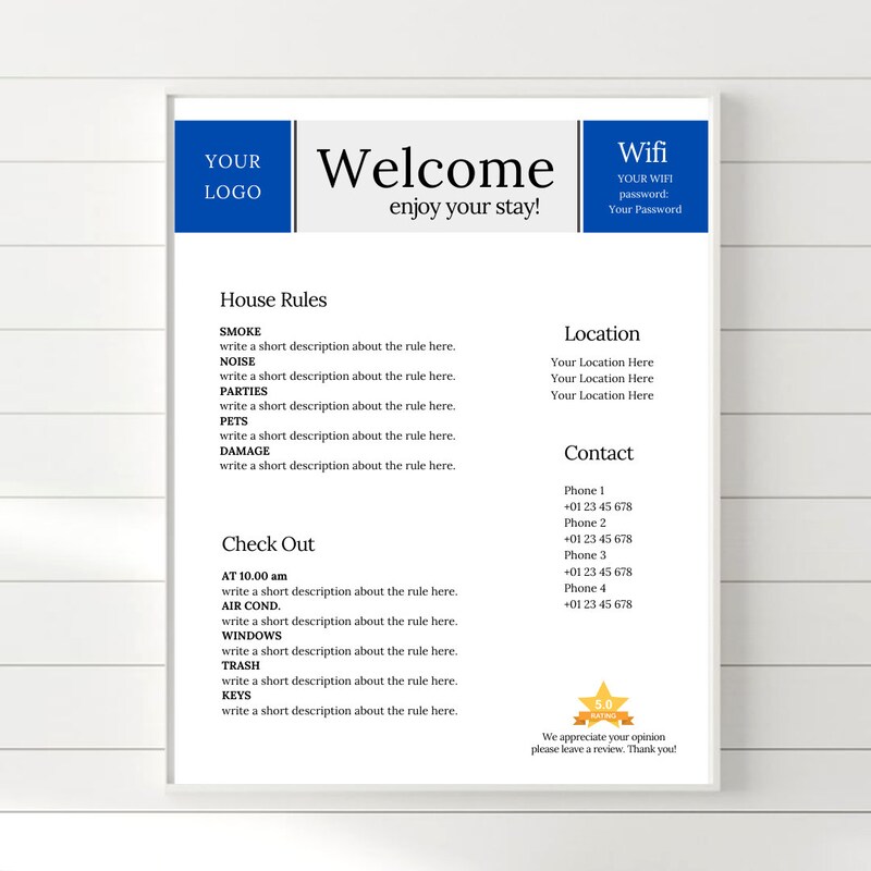 Cottage Rules - Etsy