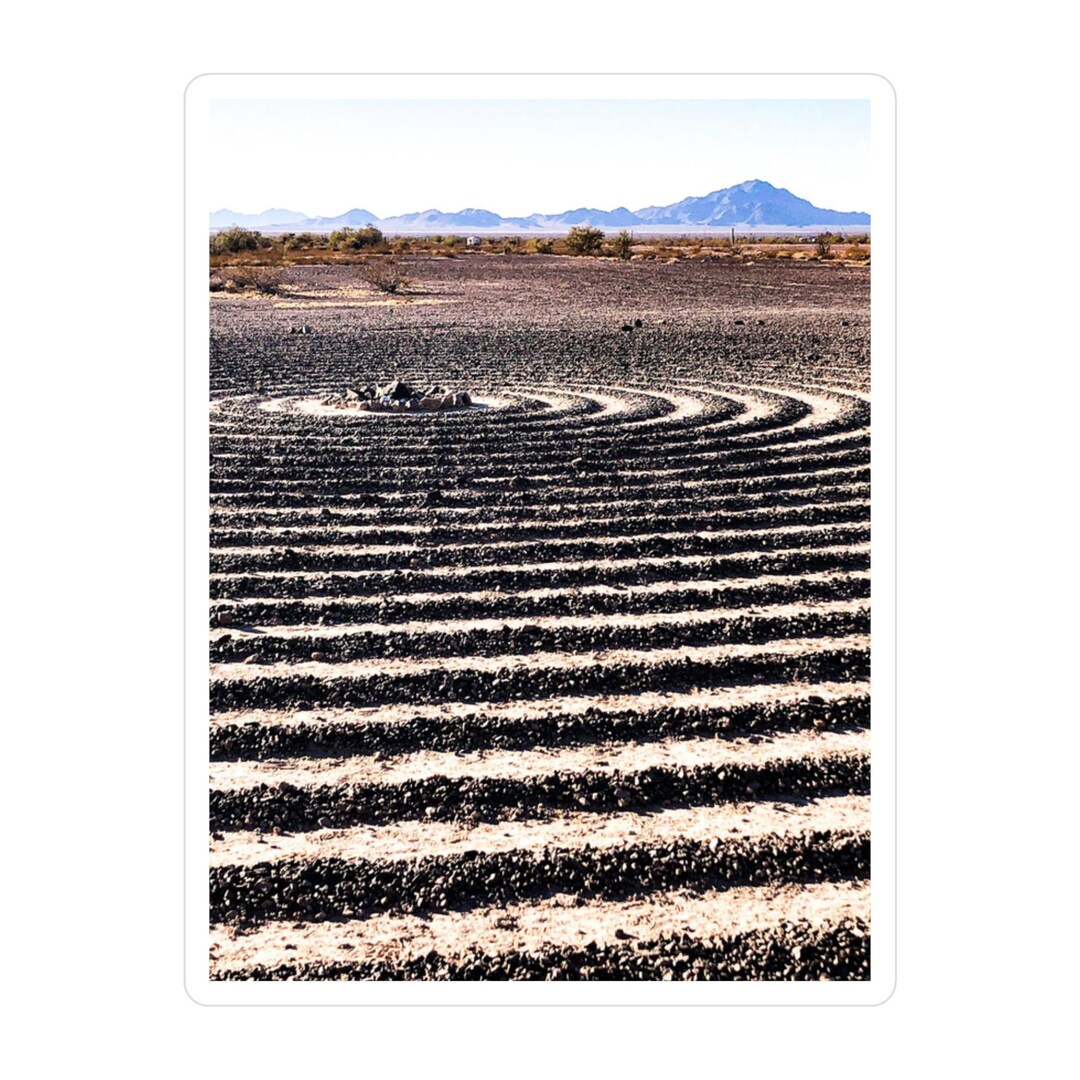 Labyrinth Arizona Desert Vinyl Decal - Etsy
