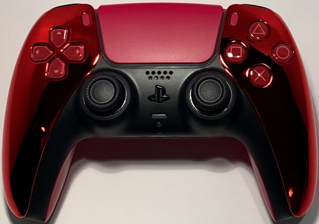 Chrome Red, Glossy Controller for Playstation 5 for Dualsense - Etsy