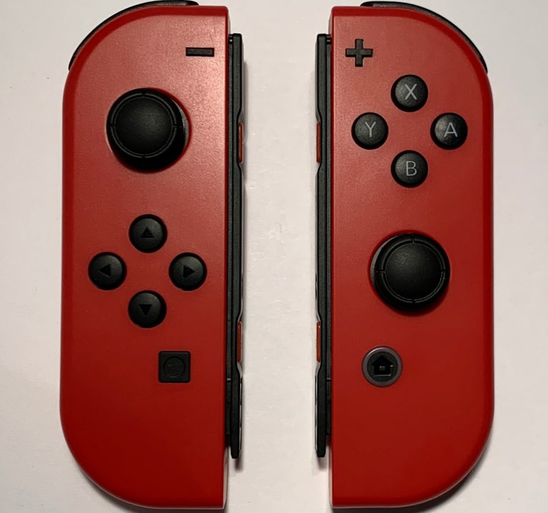 Customized Controller for Nintendo Switch Joy-con, Red and Red Color - Etsy