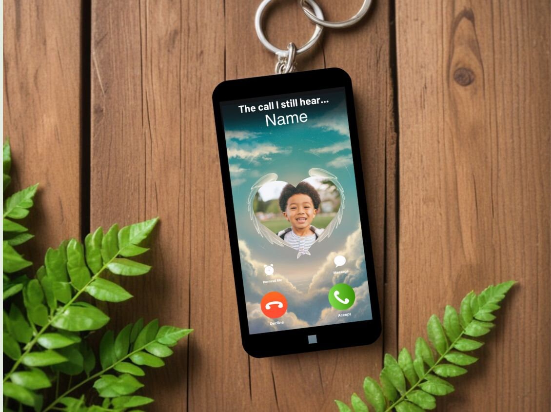 Memorial Keychain Template Bundle, Canva Template, Sympathy Gift ...